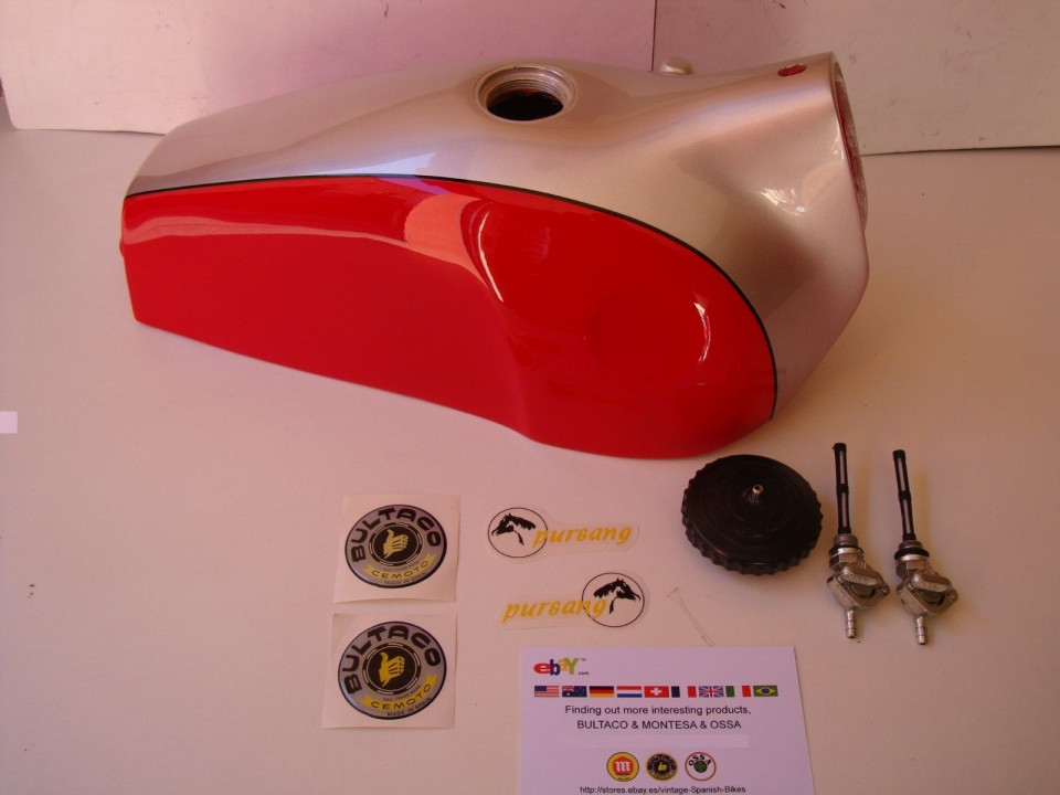 BULTACO PURSANG GASTANK AND SIDE PANELS MODEL MK5 MK6 BULTACO PURSANG ...