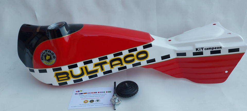 BULTACO SHERPA PETROL TANK ASTRO STYLE NEW BULTACO SHERPA KIT CAMPEON ...