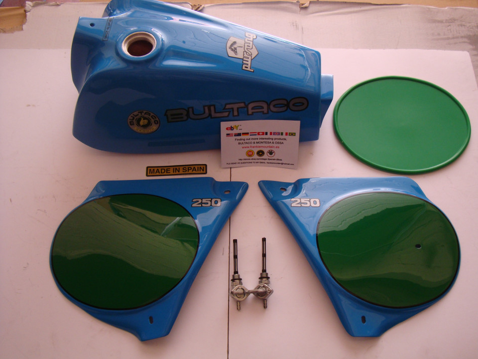 BULTACO PURSANG MK9 GAS TANK AND SIDE PANELS BULTACO PURSANG MK9