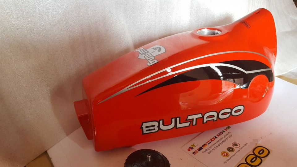 BULTACO PURSANG GASTANK AND SIDE PANELS MODEL MK10 BULTACO PURSANG 125 ...