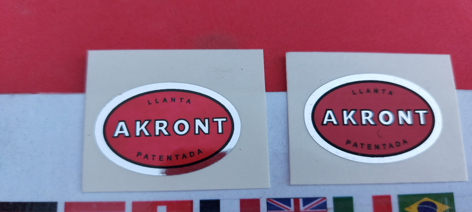 akront decals wheel rim 1 pair sticker akront for wheel rims