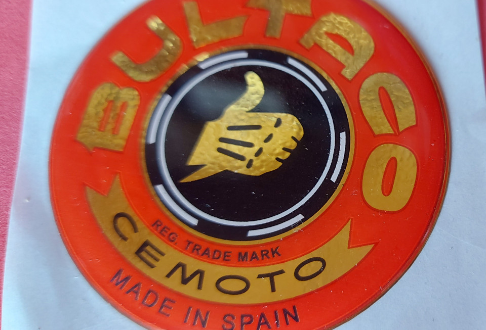 BULTACO EMBLEM BADGES GAS TANK NEW