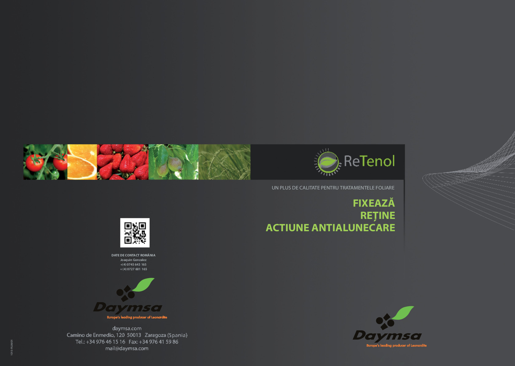 Adjuvant bio Sprayfix (20 L), bioadjuvant natural cu extract de pin, Daymsa