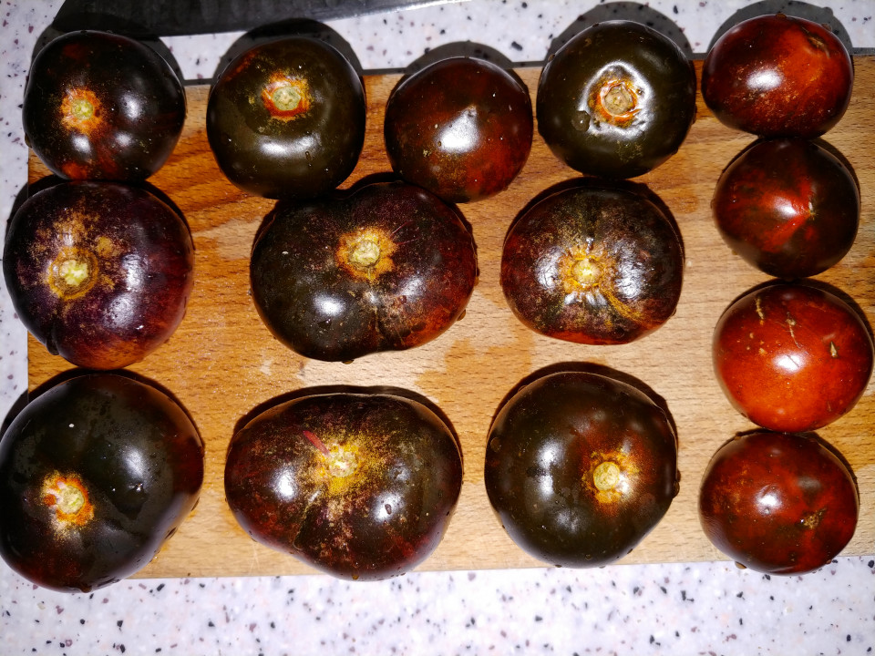 Indigo Apple (30 seminte) rosii negre cu nuante purpurii cu negru, miez ...