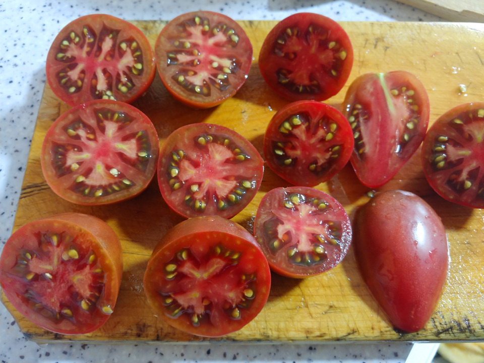 Ukrainean Purple (30 seminte) rosii prunisoare de culoare purpuriu ...