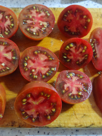 Ukrainean Purple (30 seminte) rosii prunisoare de culoare purpuriu ...