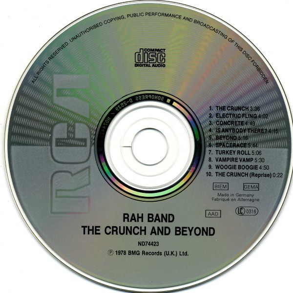 RAH Band – албум The Crunch & Beyond (CD)