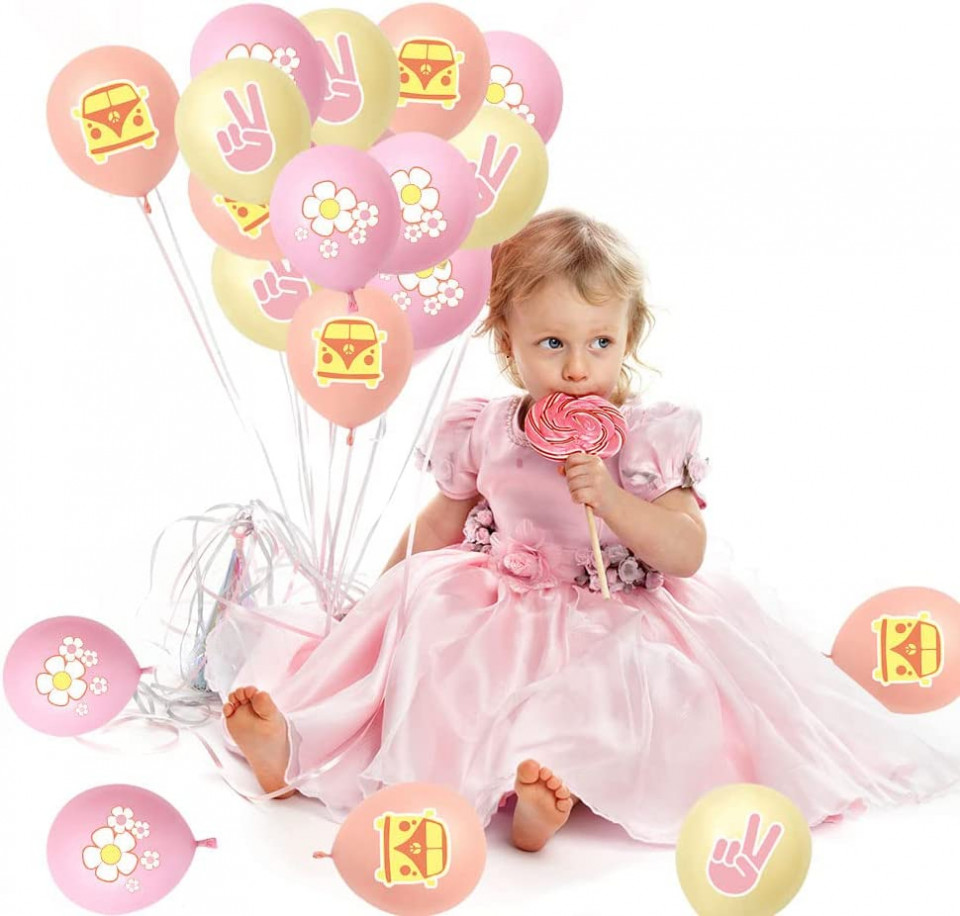 Set de baloane pentru petrecere copii Ungfu Mallm, 36 bucati, latex ...