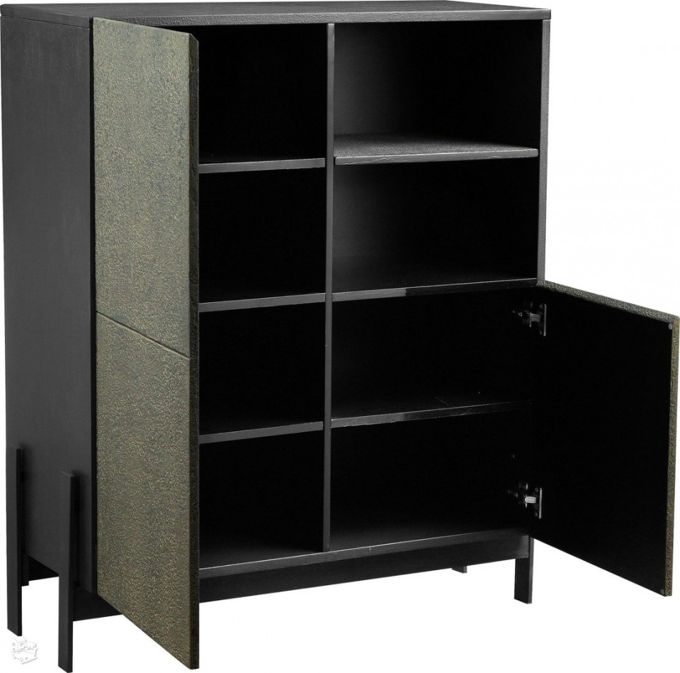 Comoda inalta Omaha by Inosign, gri, 93 x 41,5 x 115,5 cm - Chilipirul ...