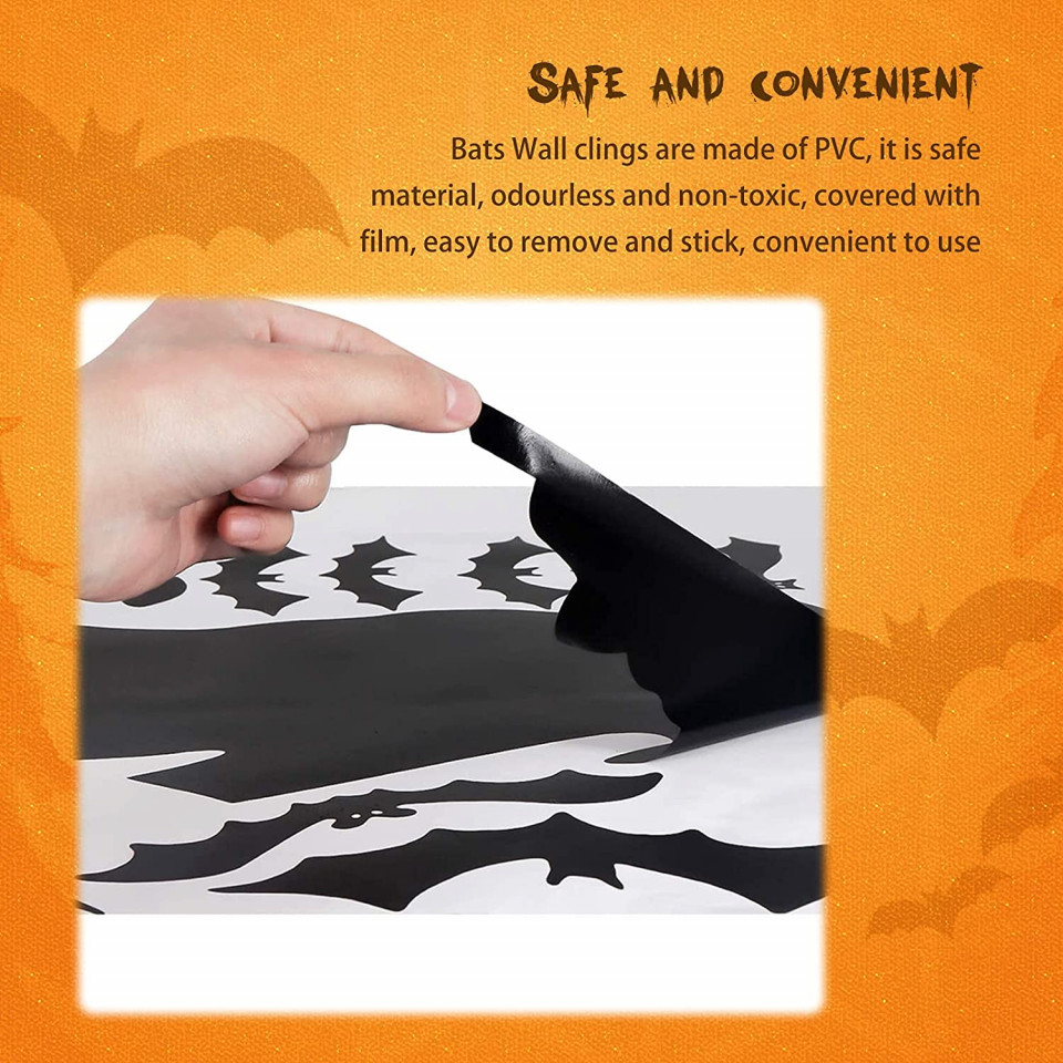 Set de 32 stickere de perete NGERTT, PVC, negru - Chilipirul Zilei