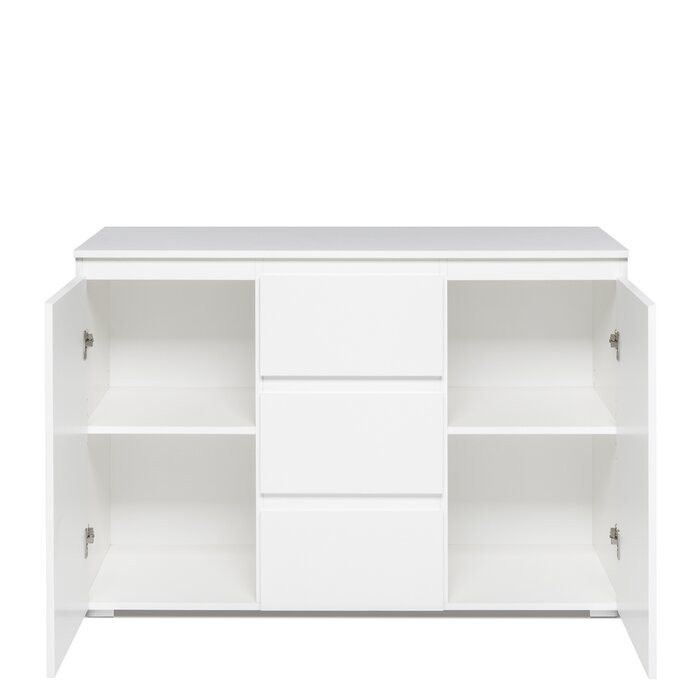 Comoda Acord, alba, 80 x 120 x 40 cm - Chilipirul Zilei