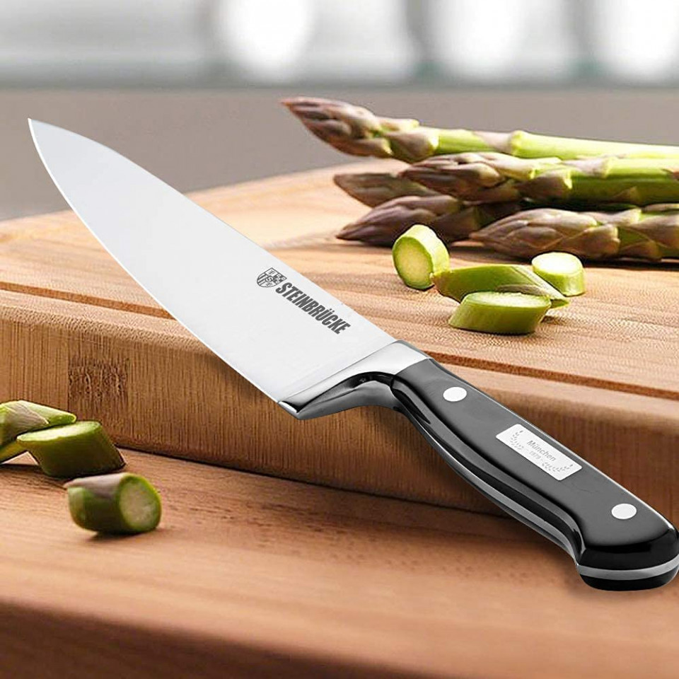 Cutit de bucatarie profesional Motovecor, otel inoxidabil, argintiu ...