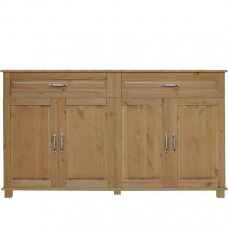 Comoda Home Affaire, lemn masiv, natur - Chilipirul Zilei