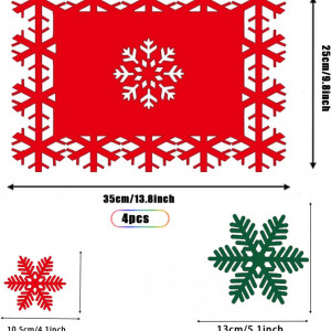 Set de 4 naproane pentru farfurii, 8 naproane pentru cani si un banner ...