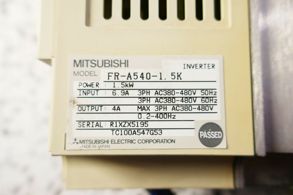 Convertizor de frecventa / VFD MITSUBISHI FR-A540-1.5K, 1.5kW