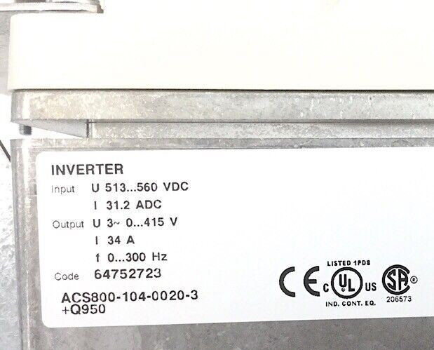 Convertizor de frecventa / VFD ABB ACS800-104-0020-3, 18.5kW