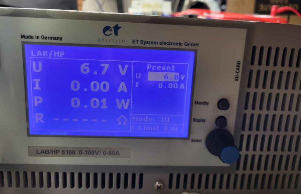 ET SYSTEM LAB/HP 5100 CONTROLLABLE/PROGRAMMABLE DC SOURCE 5kW