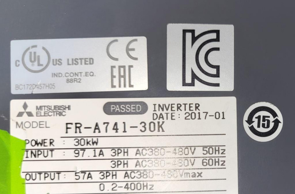 Convertizor de frecventa (VFD) Mitsubishi Freqrol FR-A741-30K, 30kW