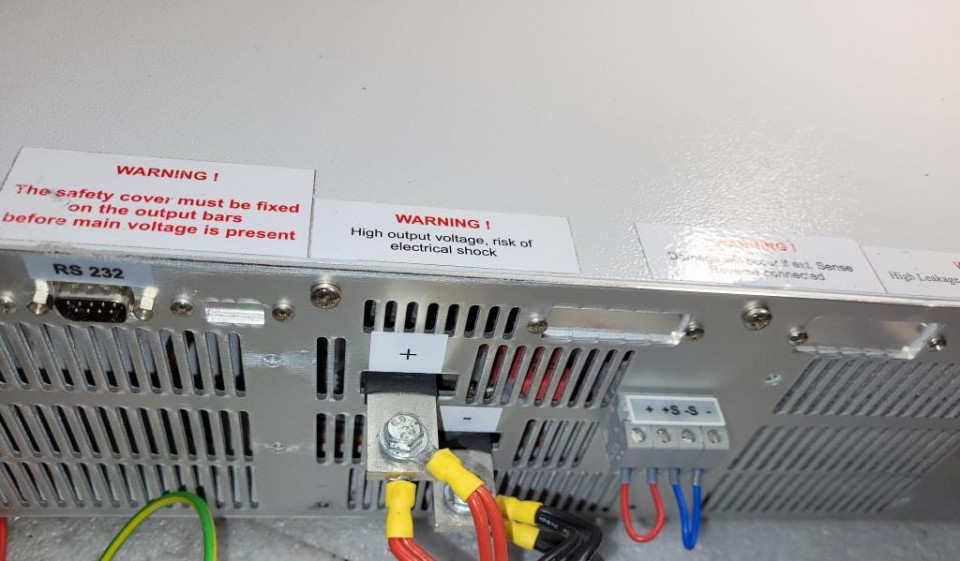 ET SYSTEM LAB/HP 5100 CONTROLLABLE/PROGRAMMABLE DC SOURCE 5kW