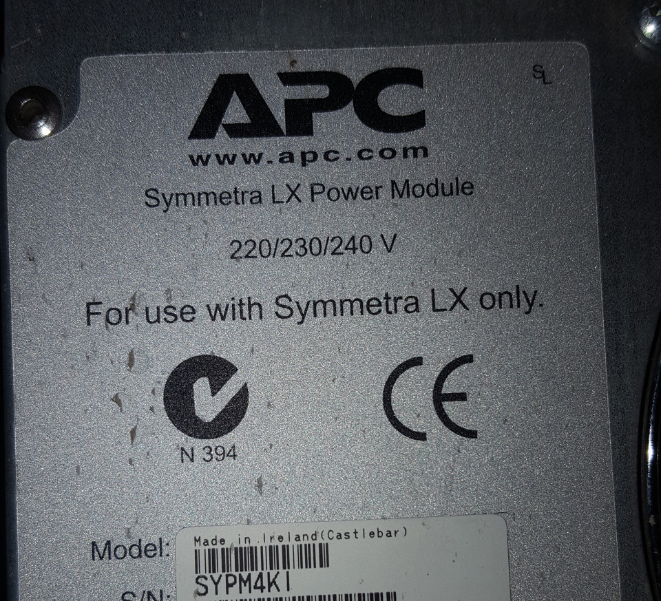 APC Symmetra LX Power Module - SYPM4KI