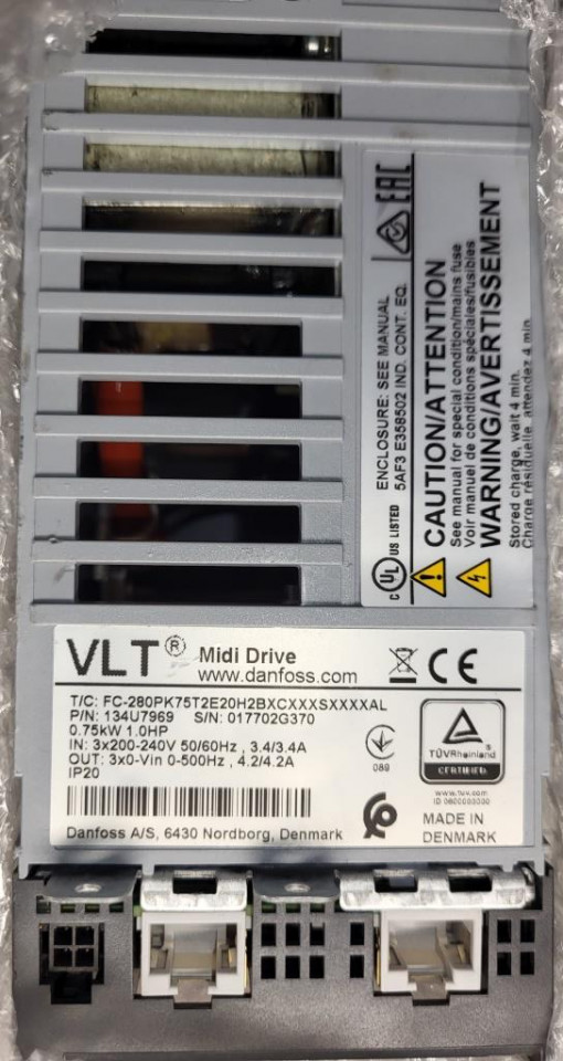 Convertizor de frecventa / VFD Danfoss FC-280, 0.75kW