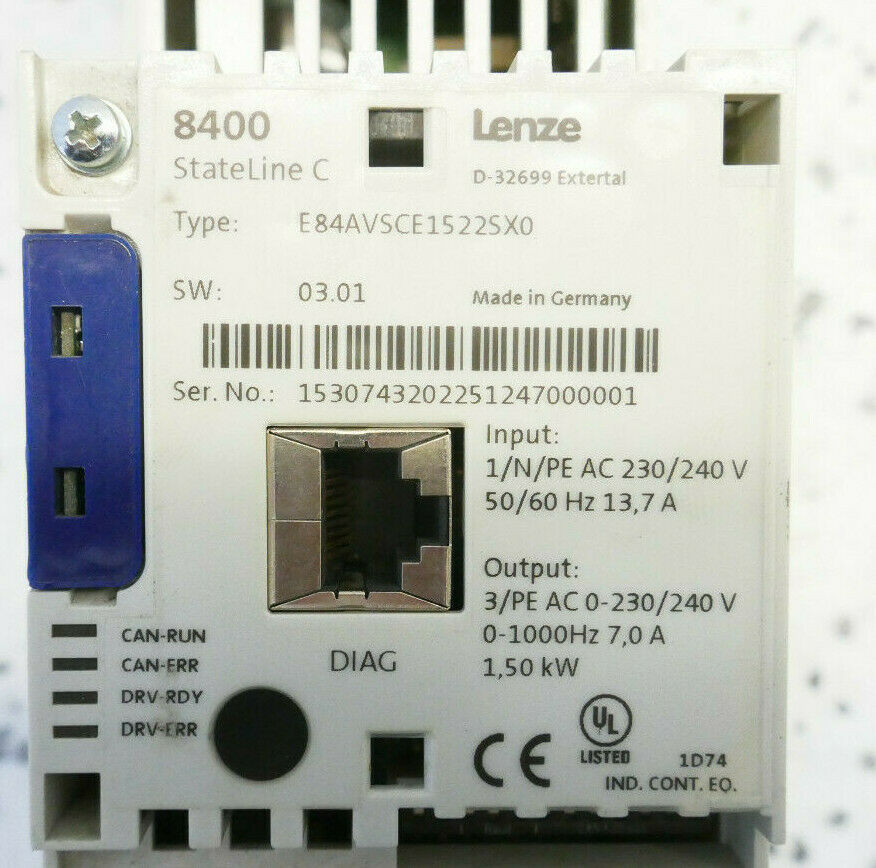 Convertizor de frecventa / VFD Lenze 8400 StateLine C 1.5kW