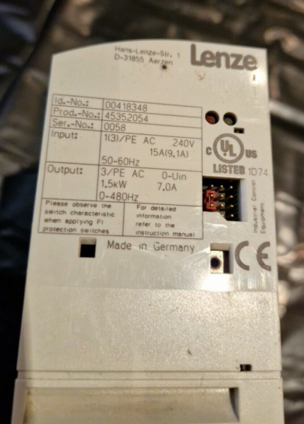Lenze 8200 Vector 1.5kW/230V