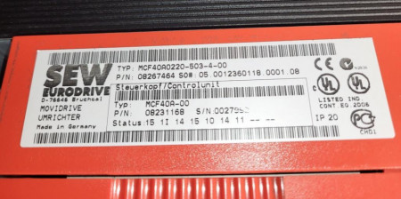 Convertizor de frecventa / VFD SEW EURODRIVE MCF40A0220-503-4-00, 22kW