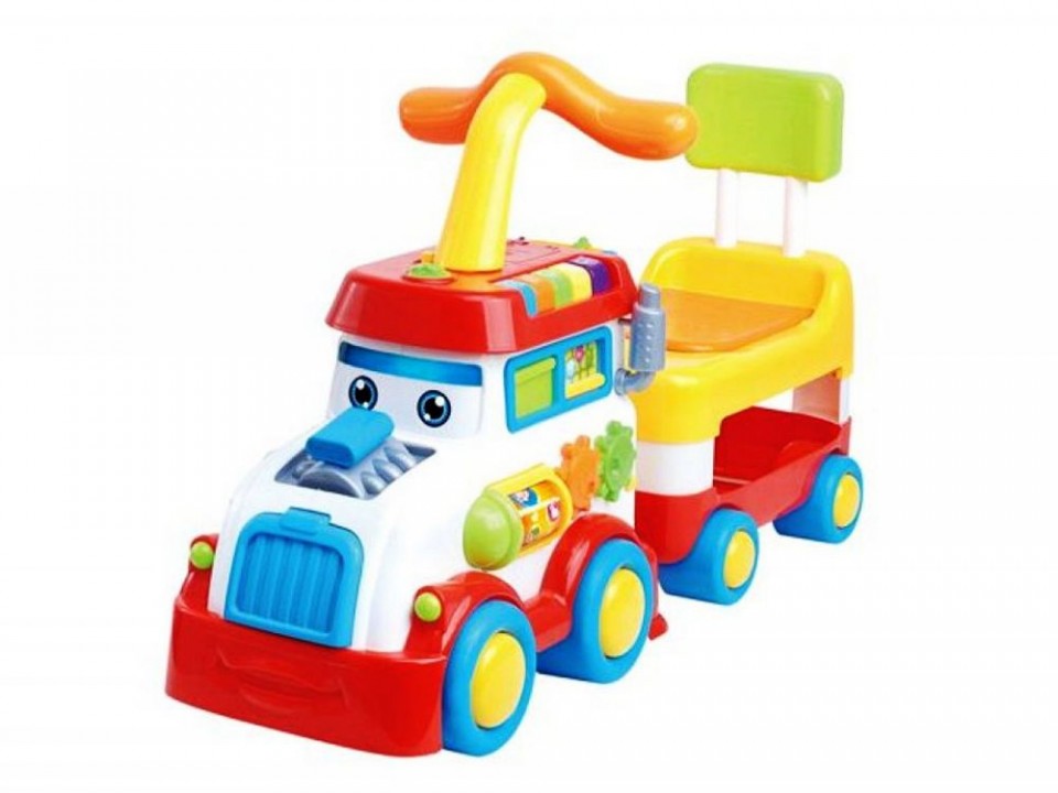 2 in 1, Premergator si Antemergator pentru copii, Ride-on, Camion ...