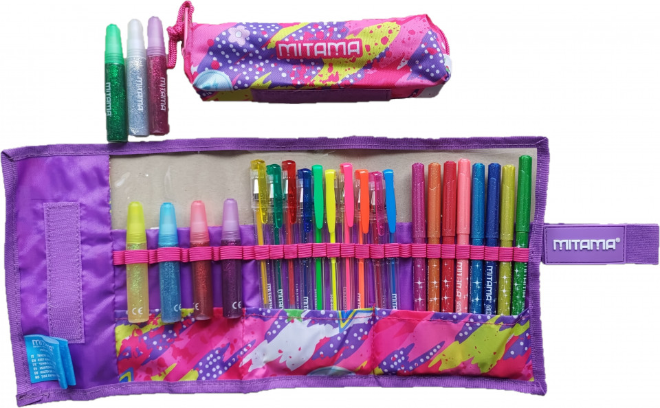 Penar Roll-Up, Mitama, Echipat cu Pixuri, Carioci si Lipiciuri Colorate ...
