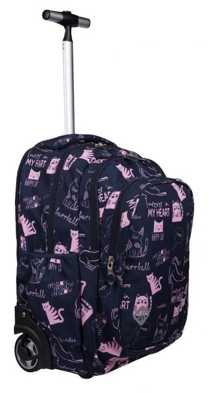 Ghiozdan Troler, St.Majeski, cu Roti de Silicon, Gama St.Right CATS, TB01