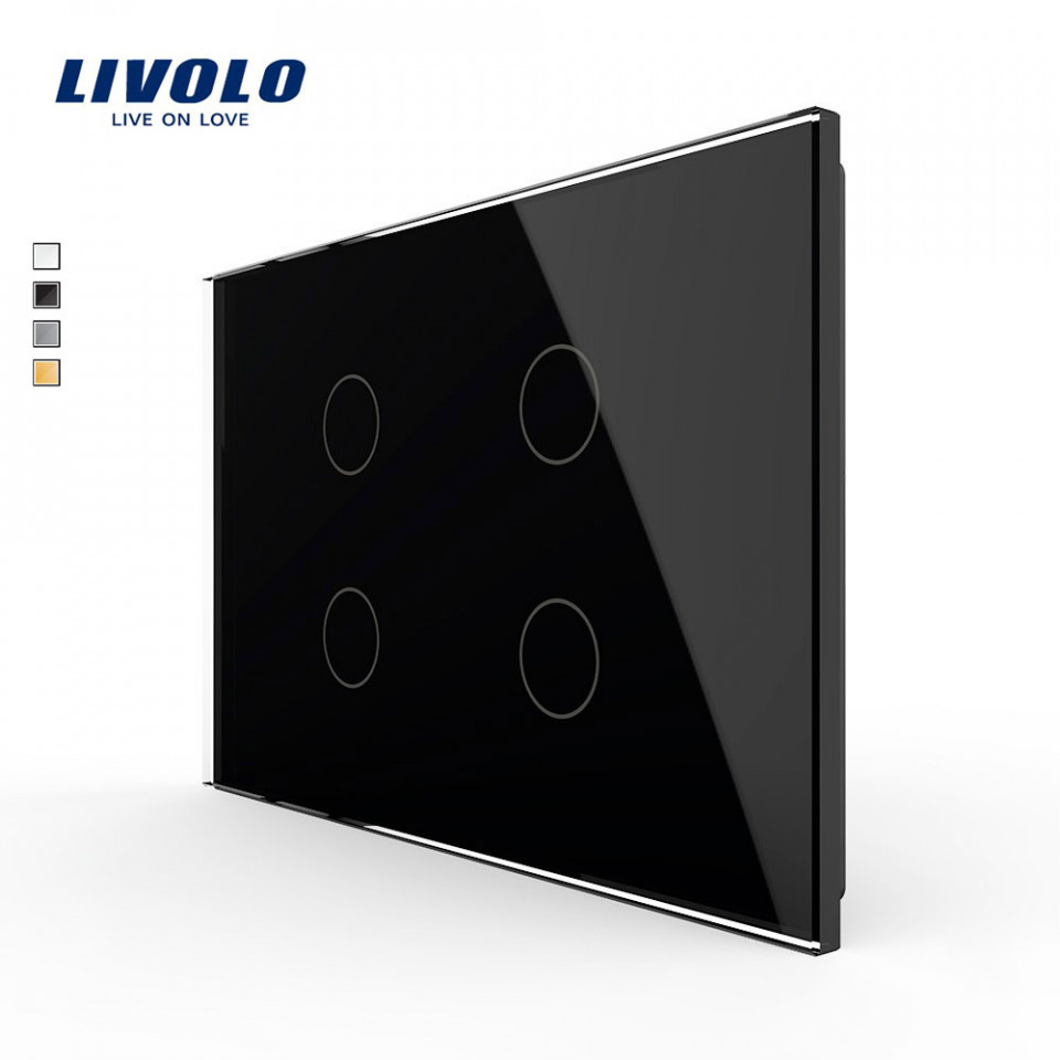 Intrerupator tactil 4 posturi seria C9 (standard italian)