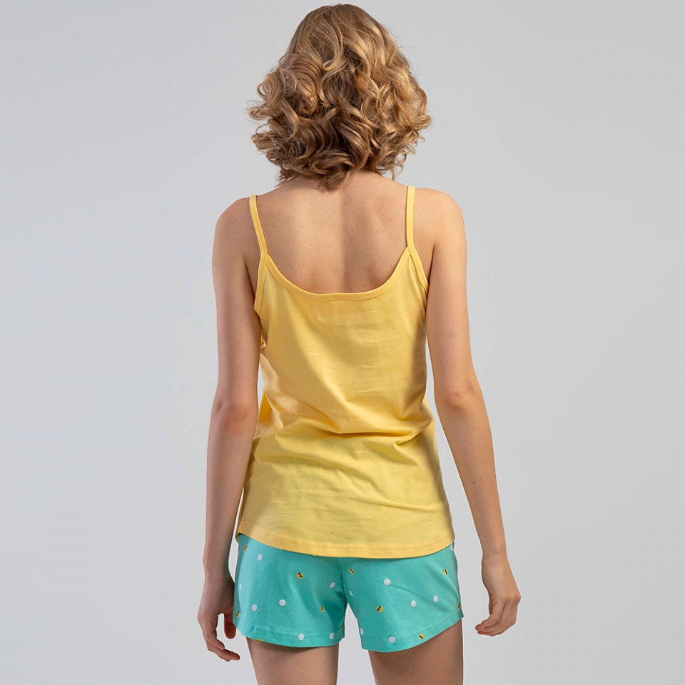 Pijamale de Vara Dama cu Maieu Vienetta 'We Belong Together' Culoare ...