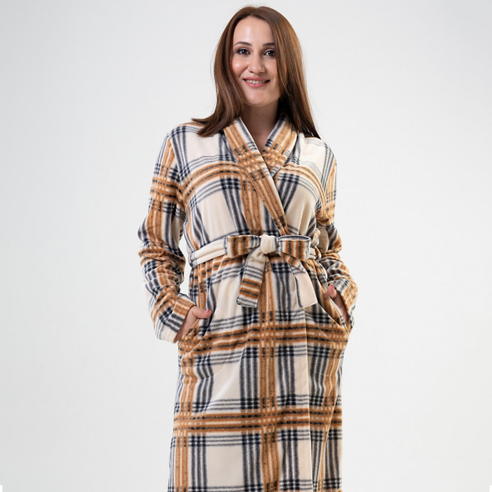 Halat Dama Marimi Mari din Polar Fleece Vienetta 'Soft Refinement'