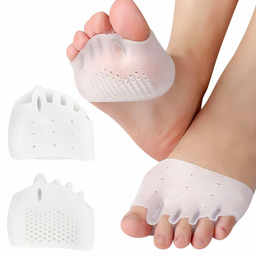 Separator Corector Degete Picioare si Protectie Metatarsiene Set 2 Bucati