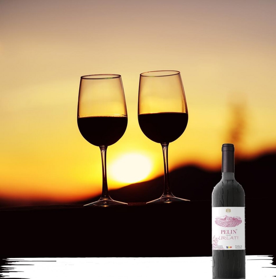 Vin Rosu Pelin Rosu De Urlati, Demisec, 750ml