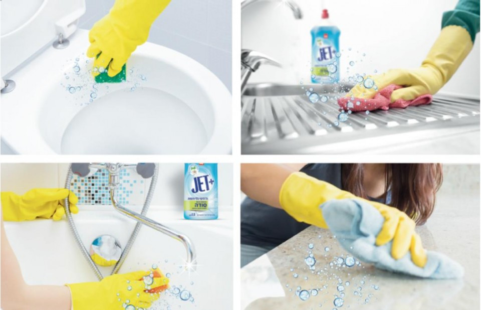 Solutie de curatenie universala cu bicarbonat de sodiu Sano Jet Gel 1.5L