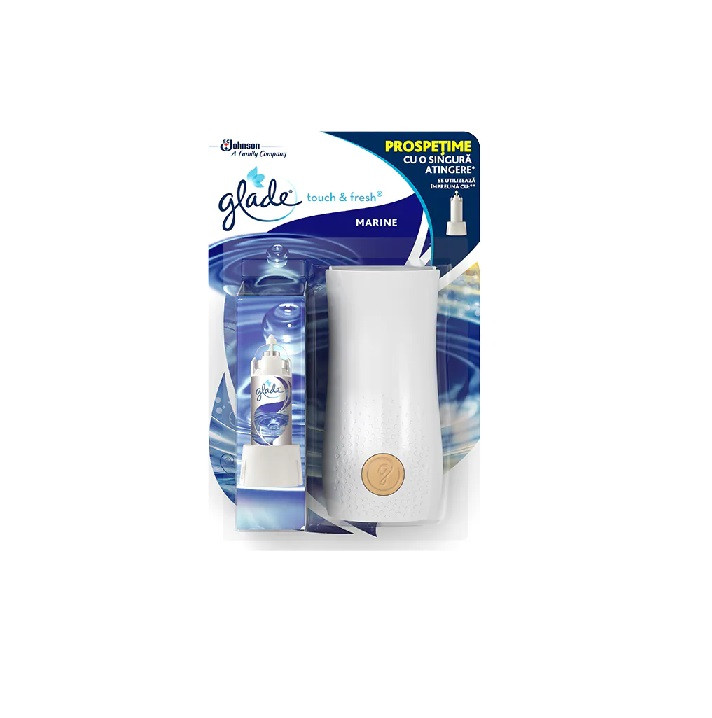 Odorizant de baie Glade Microspray + Rezerva Relaxing Zen 10 ml