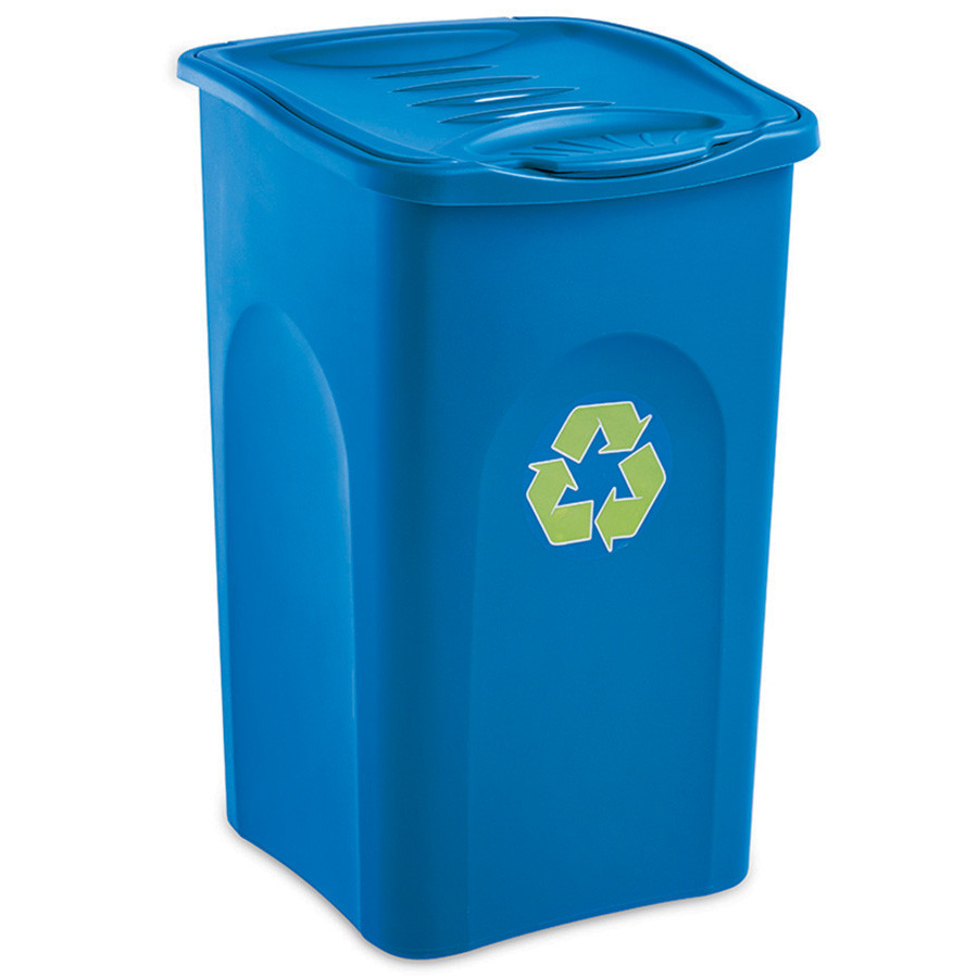 Pubela gunoi 50 litri cu capac, culori selectiv