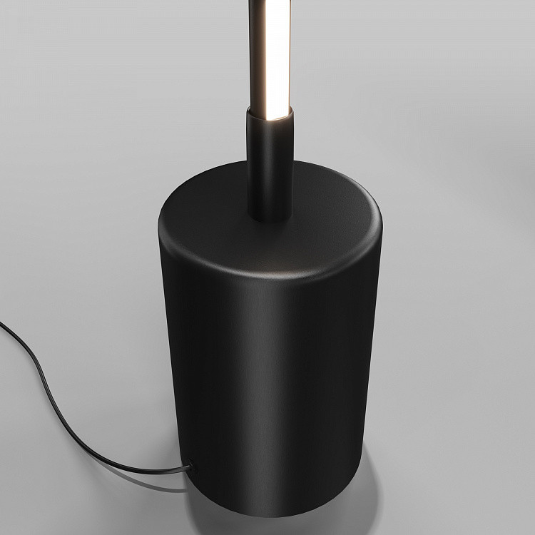 Lampadar modern negru liniar cu led Maytoni Flow