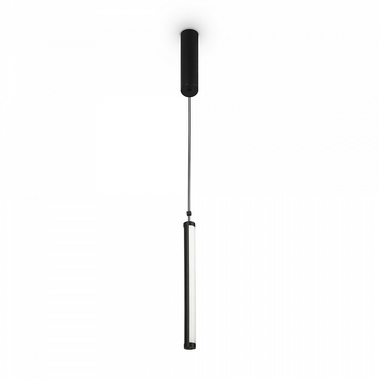 Pendul modern negru liniar cu led Maytoni Supersymmetry