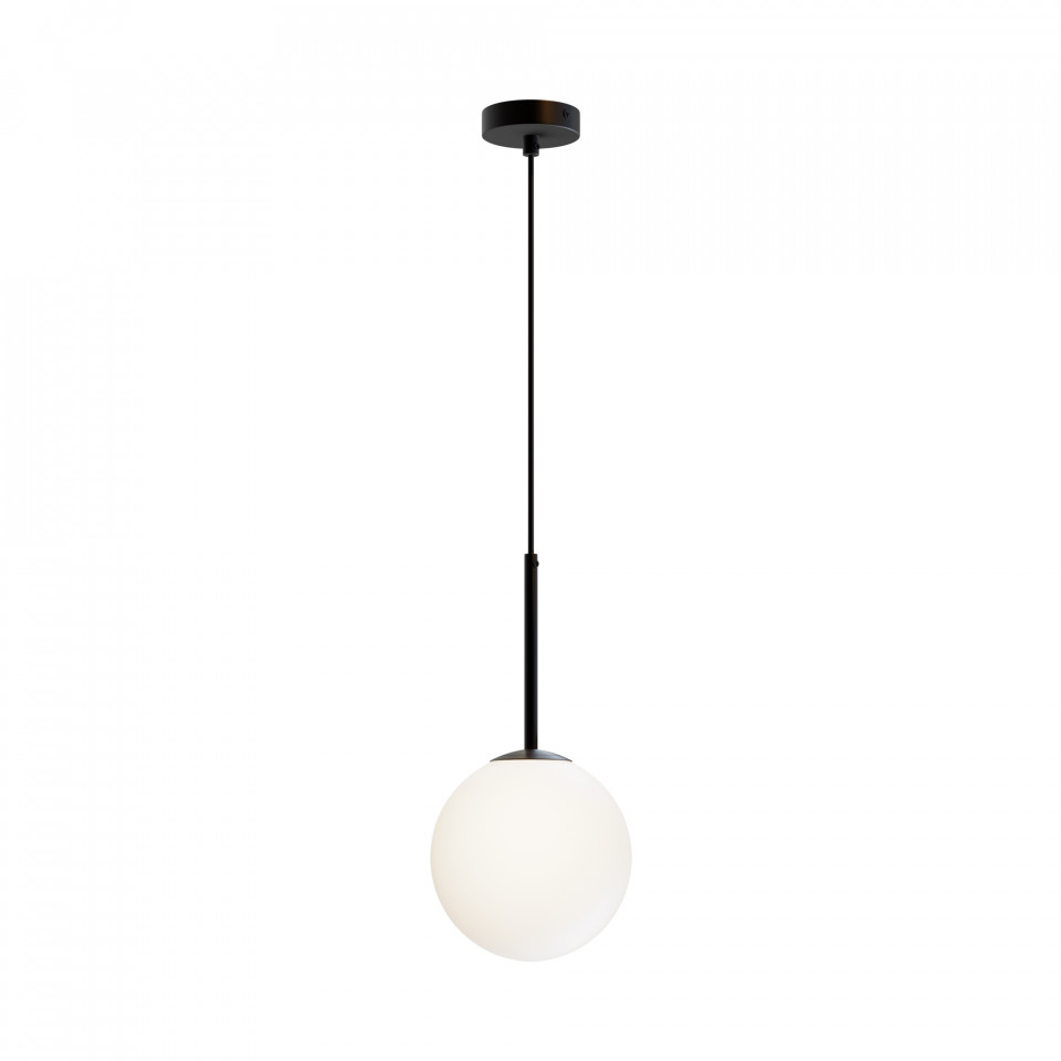 Pendul modern negru cu glob de sticla Maytoni Basic form d20