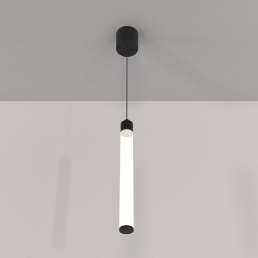Pendul modern negru liniar cu led Maytoni Ray 3000k