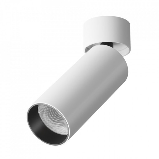 Spot aplicat modern alb cu led din aluminiu Maytoni Focus Led 4000k