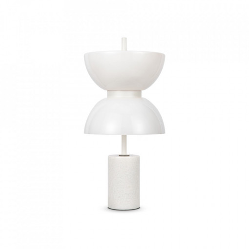 Veioza moderna alba din metal cu led Maytoni Kyoto