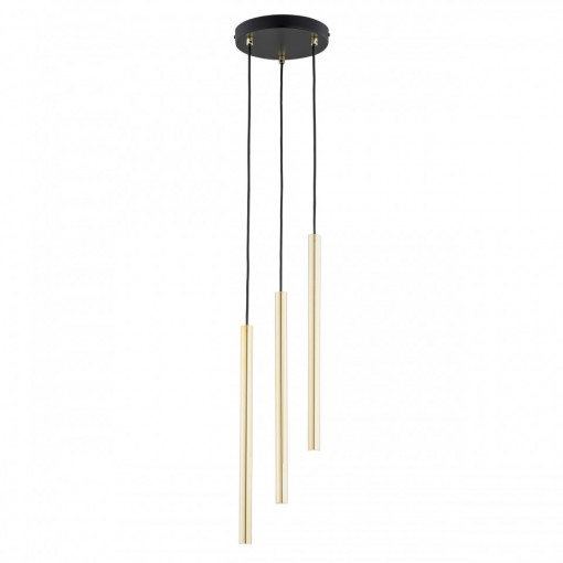Lustra moderna rotunda aurie cu 3 pendule Selter