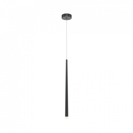 Pendul modern negru din metal cu led Maytoni Cascade