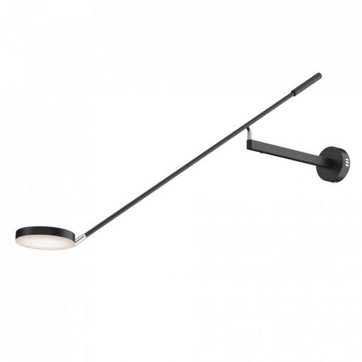 Aplica perete moderna neagra ajustabila cu led Maytoni Fad