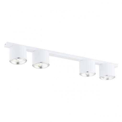 Plafoniera moderna alba cu 4 spoturi Nano