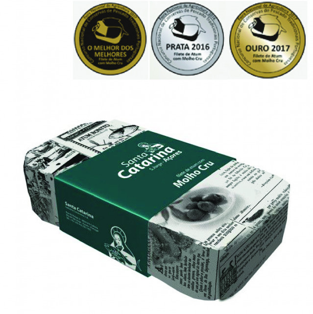 Filetes de Atum em Molho Cru Santa Catarina Açores 120g